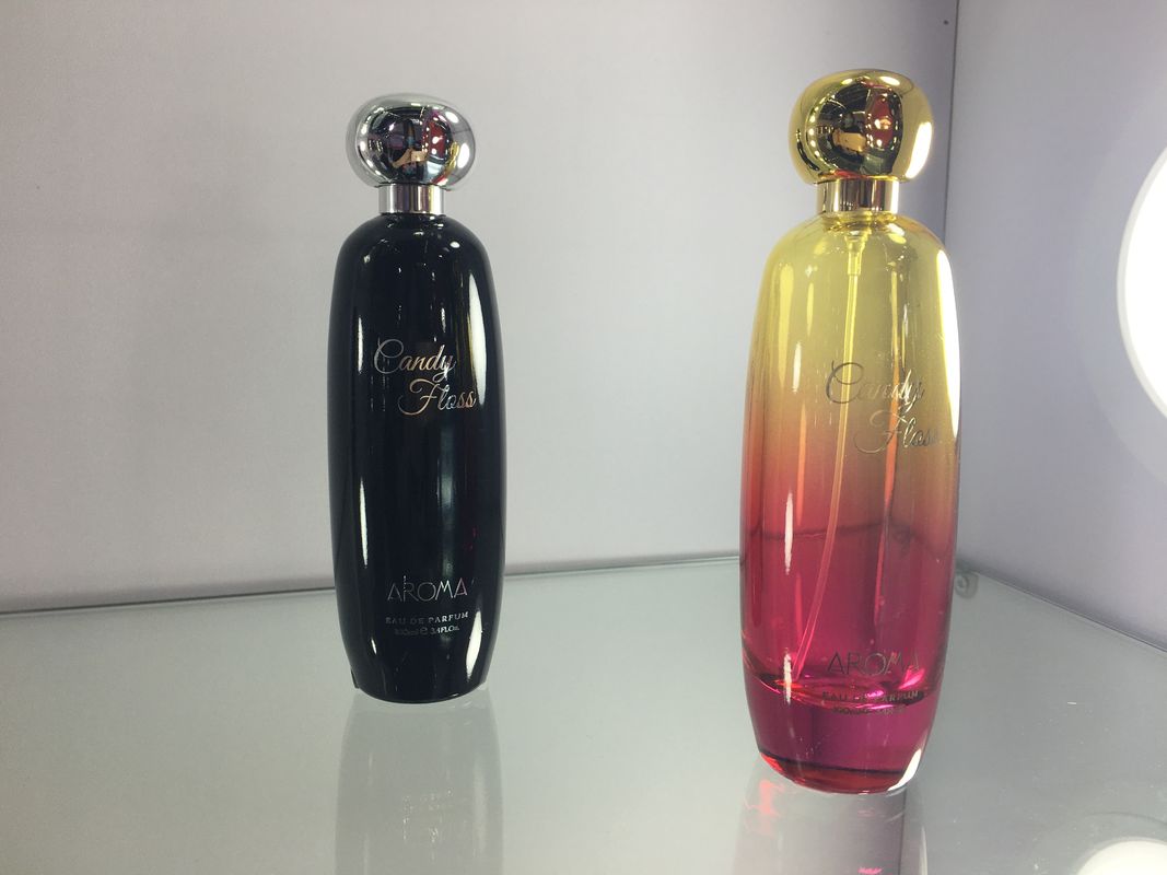 Antique Tall Oval Shape Luxury Perfume Bottles Two Gradient Colors